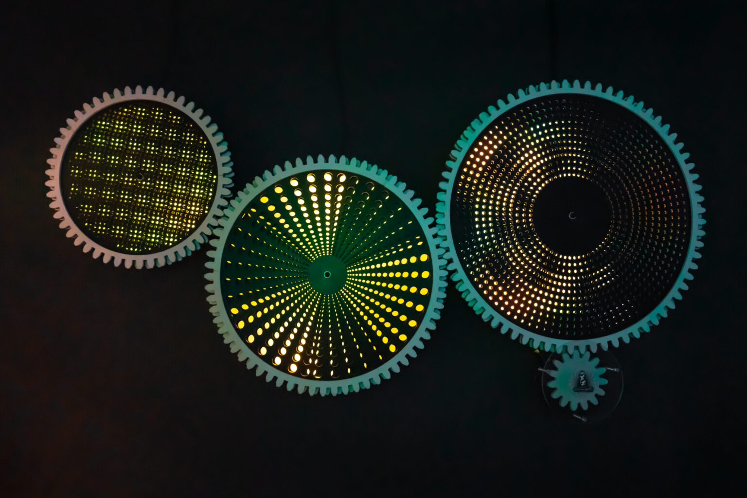 Et voilà: Moiré effect - Illuseum Berlin